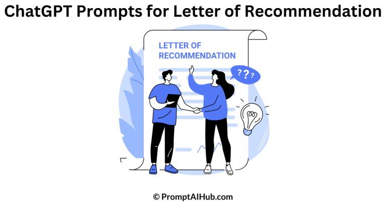 119 Unique ChatGPT Prompts for Letter of Recommendation (Craft ...