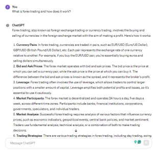 127 Best ChatGPT Prompts for Forex Trading - Promptsaihub