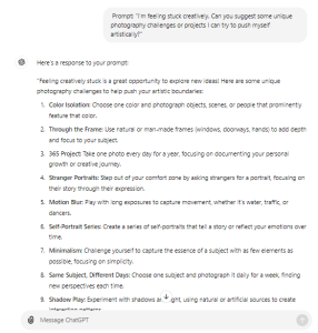99 Best ChatGPT Prompts for Photographers - Promptsaihub